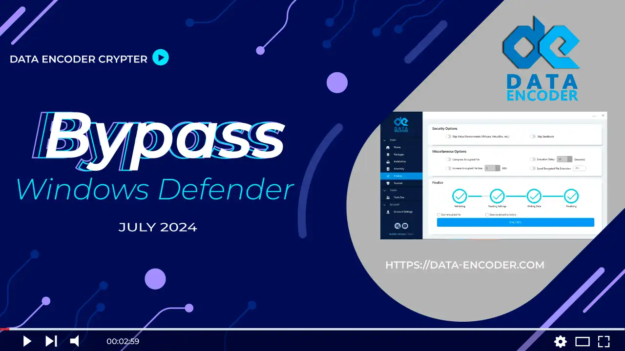 Behind the scenes of Bypass Windows Defender July 2024 video Behind the scenes of Bypass Windows Defender July 2024 video